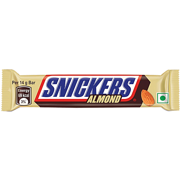 Buy Snickers Almonds Chocolates Online at Best Price of Rs 15 - bigbasket
