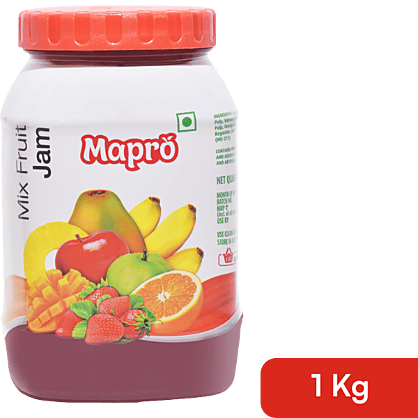 Buy Mapro Jam Mixed Fruit 1 Kg Jar Online at the Best Price of Rs 234 ...