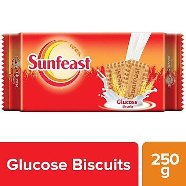 Buy Sunfeast Glucose Biscuits 250 Gm Pouch Online At Best Price of Rs ...