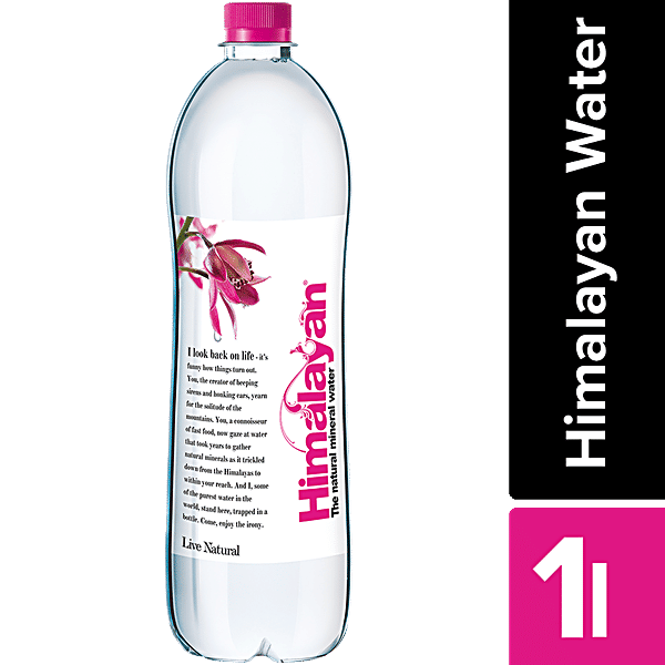 Buy Himalayan Natural Mineral Water 1 ltr Carton ((Pack of 12)) Online ...