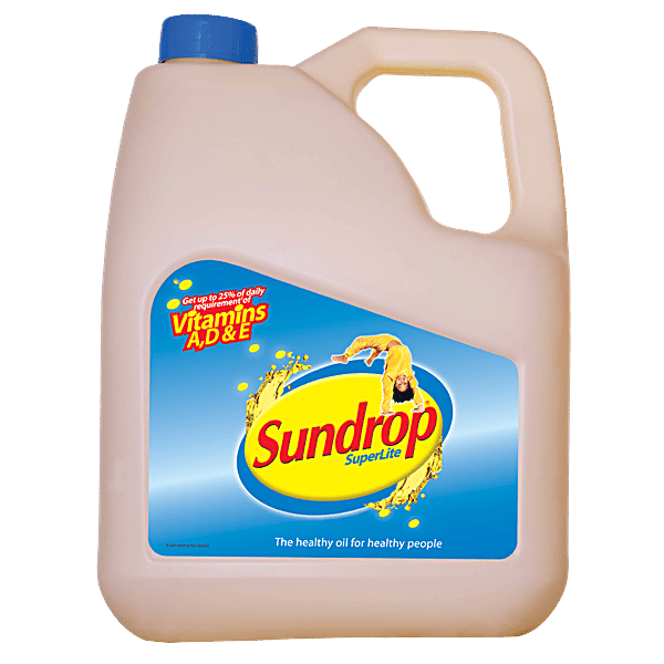 Buy Sundrop Superlite Advanced Sunflower Oil 5 Ltr Can Online At Best ...