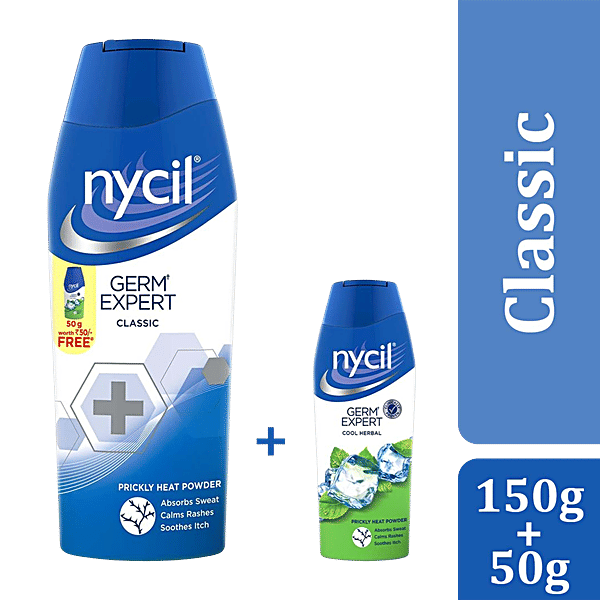 Buy Nycil Prickly Heat Powder - Excel 150 gm Online at Best Price. of ...