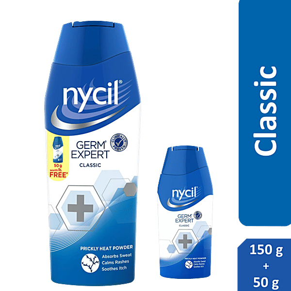 Buy Nycil Prickly Heat Powder - Excel 150 gm Online at Best Price. of ...