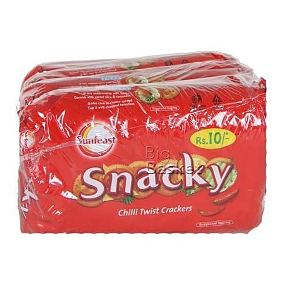 Buy Sunfeast Biscuits Snakcy Chilli 64 Gm Pouch Online at the Best ...