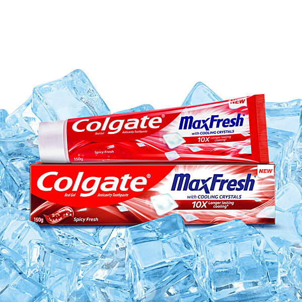 Buy Colgate Toothpaste Maxfresh Spicy Red Gel 150 Gm Online At Best ...