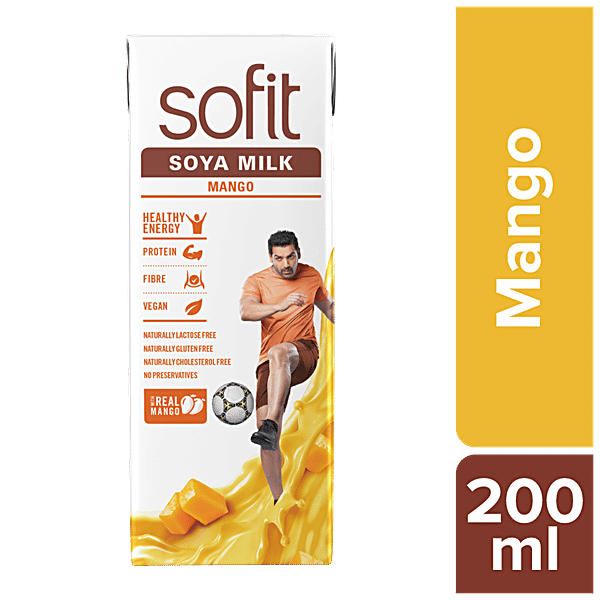 Buy Sofit Soya Milk Mango 200 Ml Carton Online At Best Price of Rs 40 ...