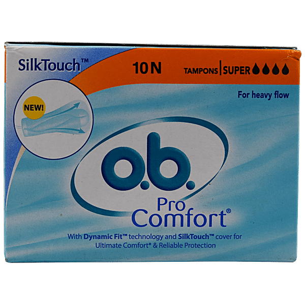 Buy Ob Tampons For Heavy Flow 10 Pcs Online At Best Price of Rs 133.4 ...