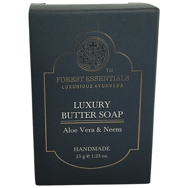 Buy Forest Essentials Luxury Butter Soap Aloe Vera & Neem Online at ...