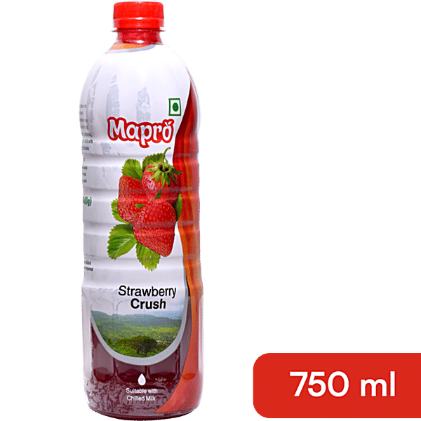 Buy Mapro Crush Strawberry 1 L Bottle Online At Best Price of Rs 252 ...
