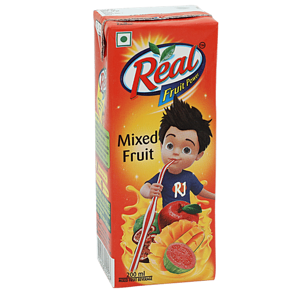 Buy Real Juice Fruit Power Mixed Fruits 200 Ml Online At Best Price of ...