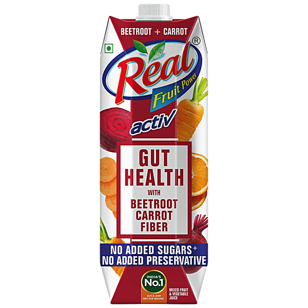 Buy Real Activ Beetroot Carrot - With No Added Sugar 1 ltr Online at ...