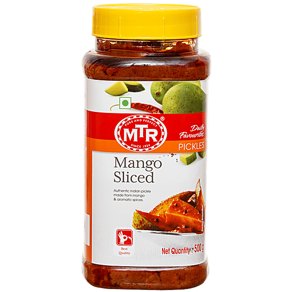 Buy MTR Pickle - Mango Sliced 500 gm Jar Online at Best Price. of Rs ...