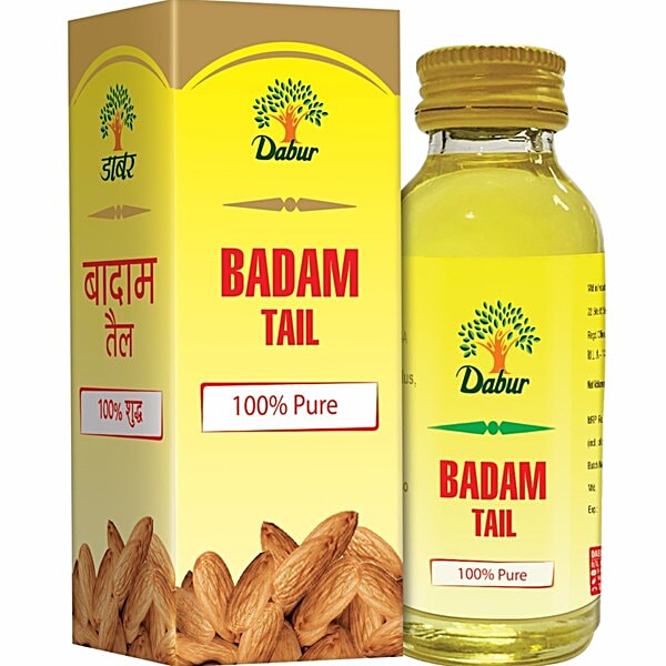 Buy Dabur Badam Tail 100 Pure Almond Oil 50 Ml Online At Best Price of ...