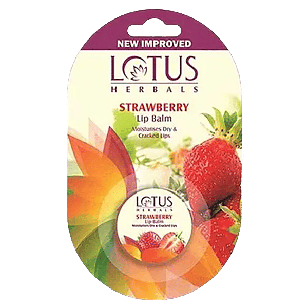 Buy Lotus Herbals Lip Balm Strawberry 5 Gm Pouch Online at the Best ...