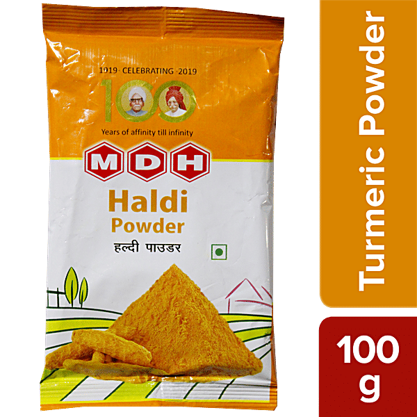 Buy Mdh Powder Haldi 100 Gm Poly Pack Online At Best Price of Rs 44 ...