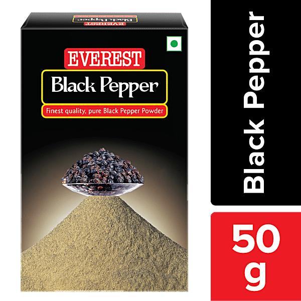 Buy Everest Powder Black Pepper 50 Gm Carton Online At Best Price of Rs ...