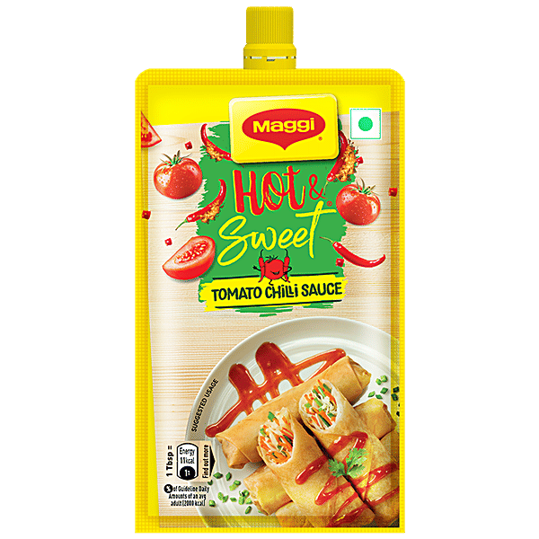 Buy Maggi Sauce Hot And Sweet Tomato Chilli 90 Gm Pouch Online at the ...