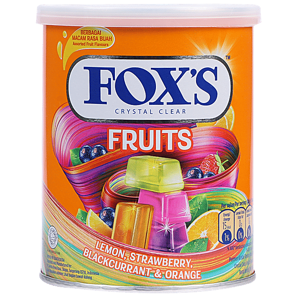 Buy Foxs Crystal Clear Candy Fruits Flavored 180 Gm Online at the Best ...