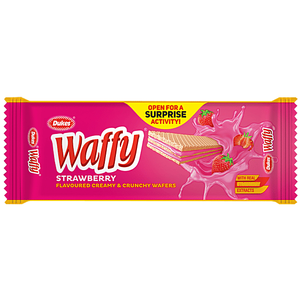 Buy Dukes Wafers Waffy Strawberry Flavor 75 Gm Pouch Online At Best ...