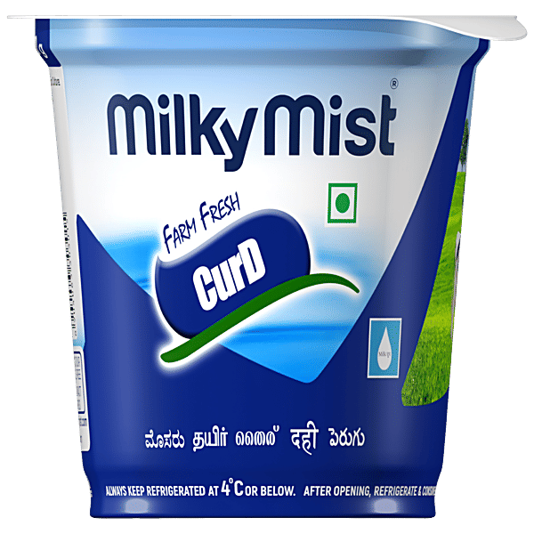 Buy Milky Mist Curd Farm Fresh 400 Gm Cup Online At Best Price of Rs 58 ...