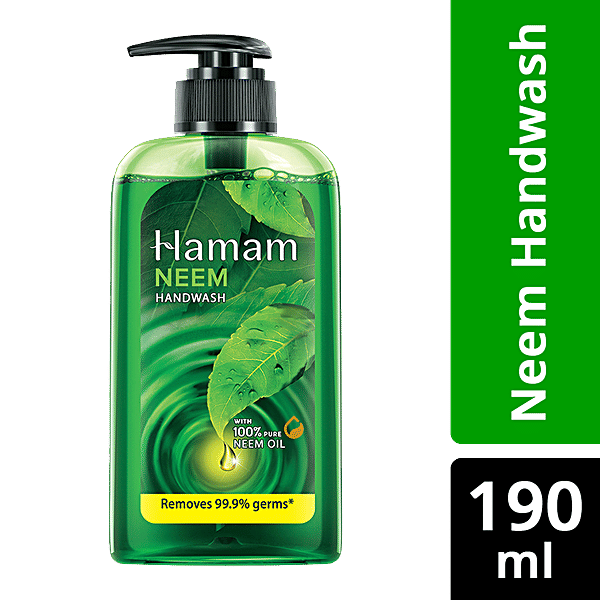 Buy Hamam Hand Wash Neem Lemon Grass 200 Ml Online at the Best Price of ...