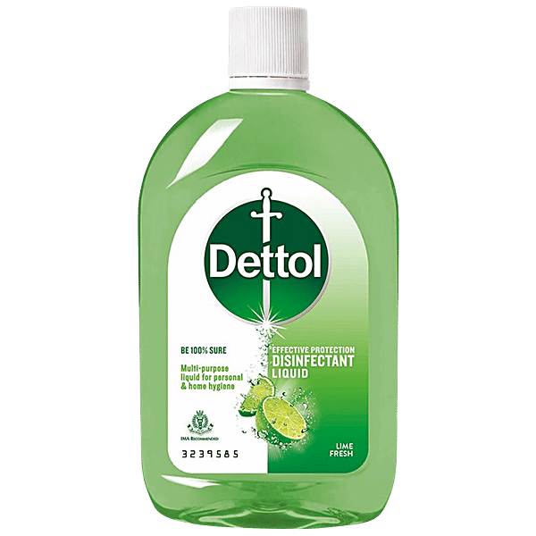 Buy Dettol Disinfectant Hygiene Liquid Multi Use Lime Fresh 200 Ml ...