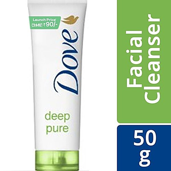 Buy Dove Face Wash - Deep Pure 50 gm Tube Online at Best Price. of Rs ...