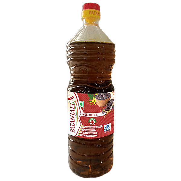 Buy Patanjali Mustard Oil 1 ltr Bottle Online at Best Price. of Rs 155 ...