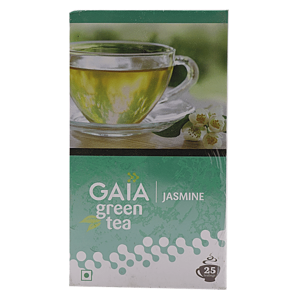 Buy Gaia Green Tea Bags - Jasmine 25 pcs Online at Best Price. of Rs ...
