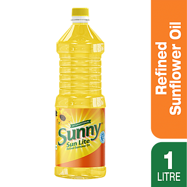 Buy Sunny Sunflower Oil Lite 1 Ltr Bottle Online at the Best Price of ...