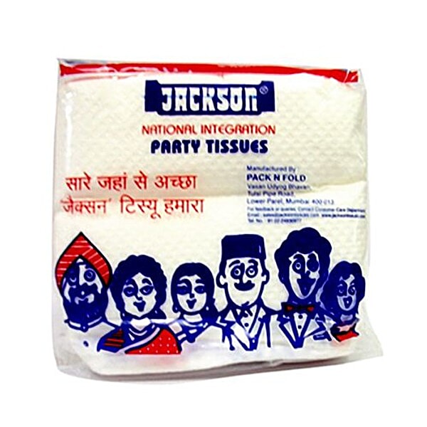 Buy Jackson Tissue Napkin Party 50 Gm Online at the Best Price of Rs 89 ...