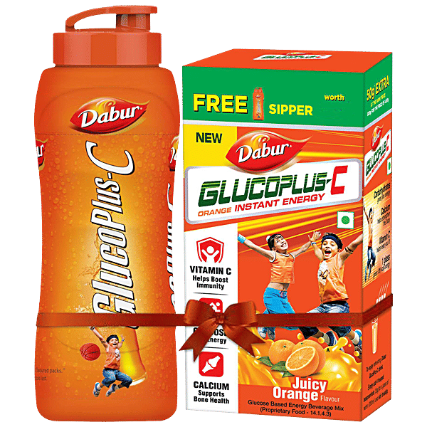 Buy Dabur Gluco Plus C Energy Boost Orange 400 Gm Online At Best Price ...