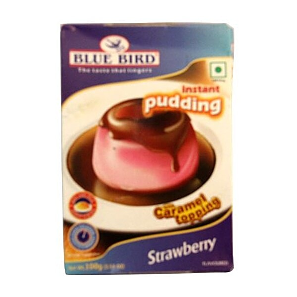 Buy Blue Bird Instant Pudding Strawberry 100 Gm Box Online at the Best ...