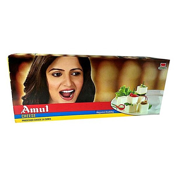 Buy Amul Cheese Cube Processed 500 Gm Online at the Best Price of Rs ...