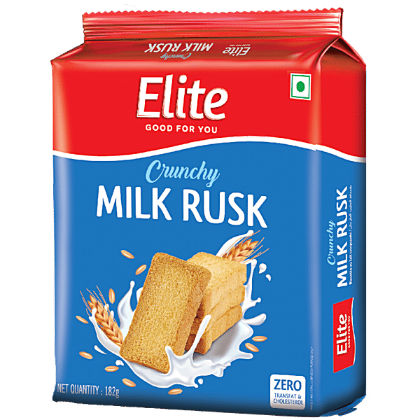 Buy Elite Rusk Milk 182 Gm Online at the Best Price of Rs 30 - bigbasket