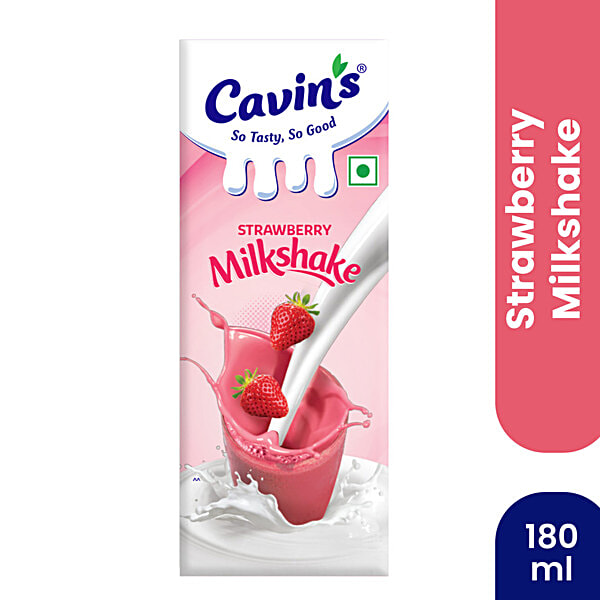 Buy Cavins Milkshake Strawberry 180 Ml Online At Best Price of Rs 36 ...