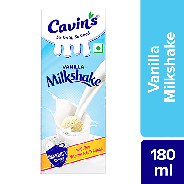 Buy Cavins Milkshake Vanilla 180 Ml Online At Best Price of Rs 33.6 ...