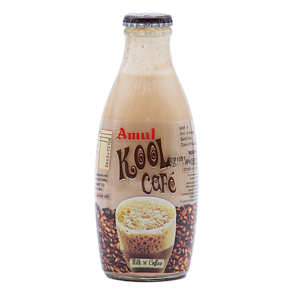 Buy Amul Kool Cafe 200 Gm Glass Bottle Online at the Best Price of Rs ...