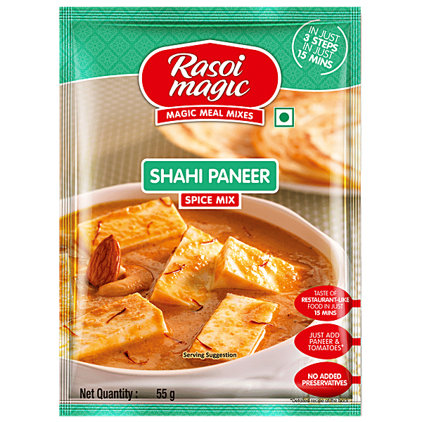 Buy Rasoi Magic Spice Mix Shahi Paneer 55 Gm Online at the Best Price ...