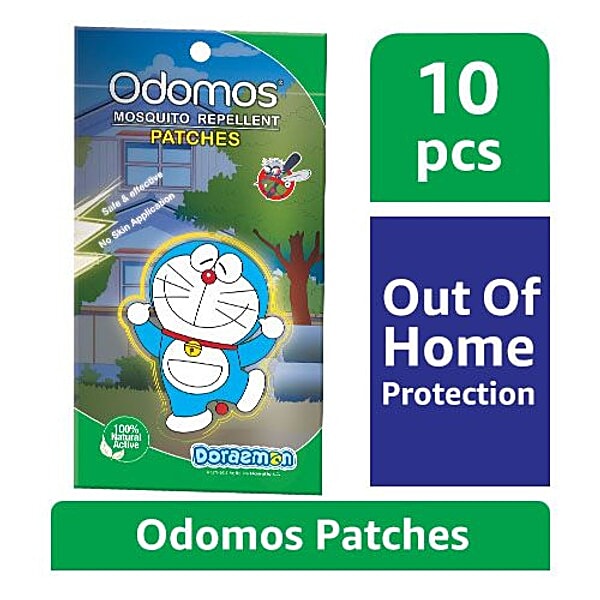 Buy Odomos Mosquito Repellent Patch Zipper 10 Pcs Online At Best Price ...