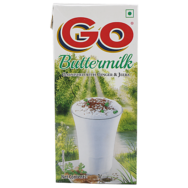 Buy Go Butter Milk Ginger Jeera Spiced 1 Ltr Carton Online At Best ...