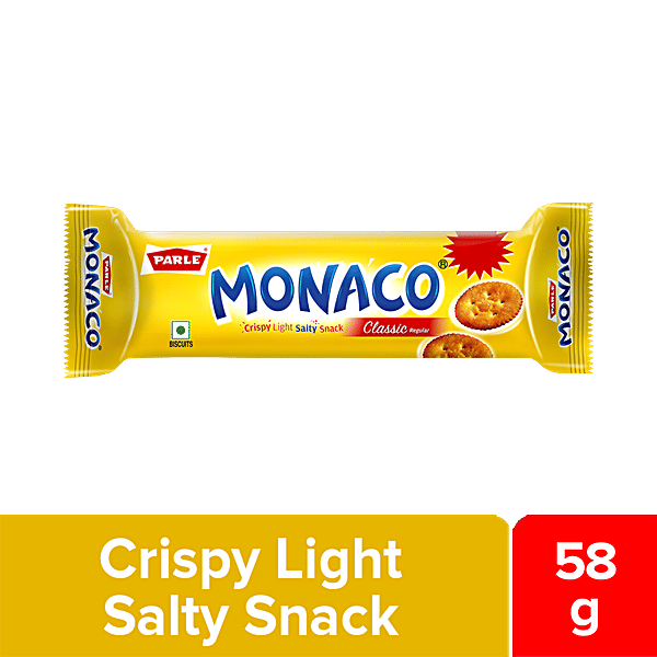 Buy Parle Biscuits Monaco Salted Snack 66.7 Gm Pouch Online At Best ...
