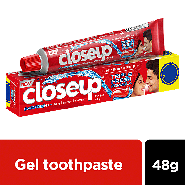 Buy Close Up Ever Fresh Red Hot Gel Toothpaste 40 gm Online at Best ...