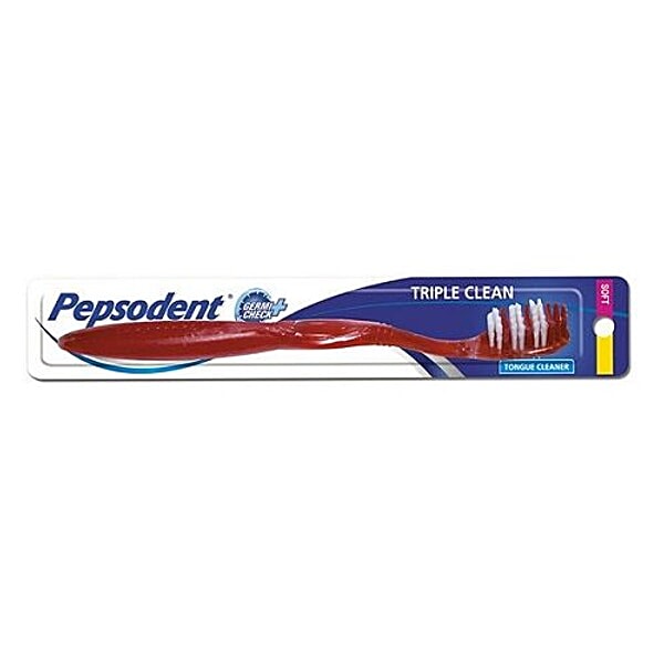 Buy Pepsodent Toothbrush Triple Clean Soft 1 Pc Online at the Best ...