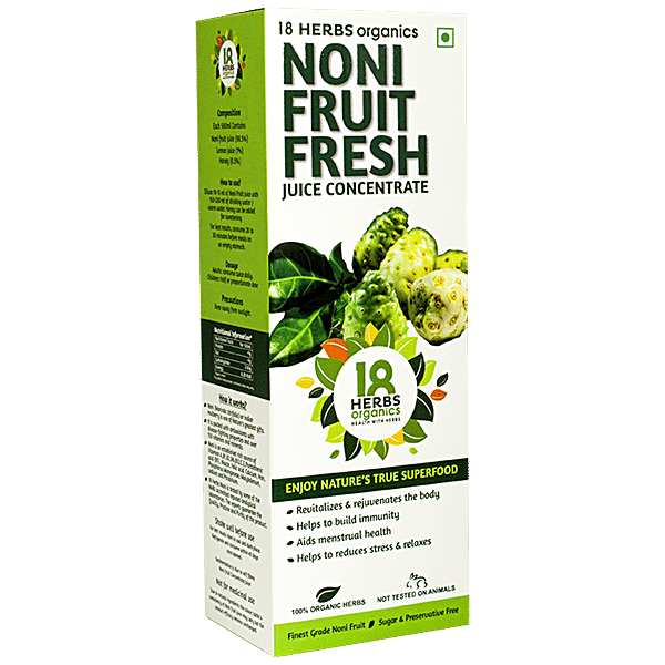 Buy 18 Herbs Fruit Juice - Noni 500 ml Online at Best Price. of Rs 500 ...