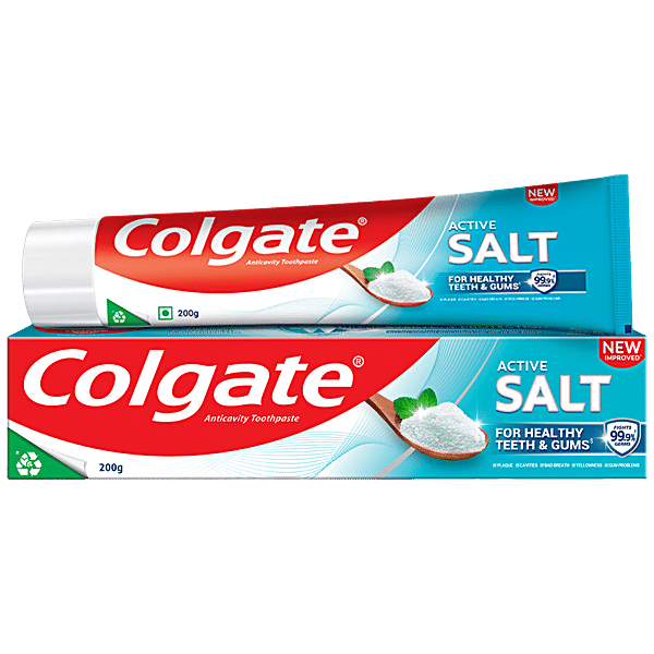 Buy Colgate Toothpaste Active Salt Salt Minerals 200 Gm Online At Best ...