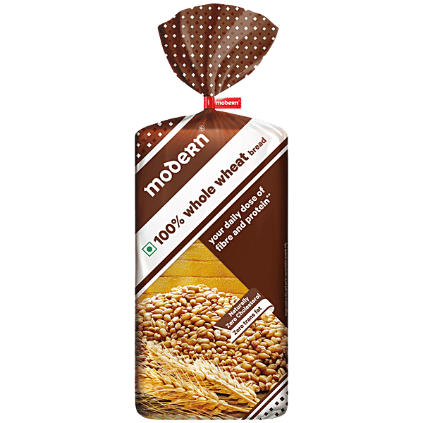 Buy MODERN 100% Whole Wheat Bread - Zero Maida, No Trans-Fat Online at ...