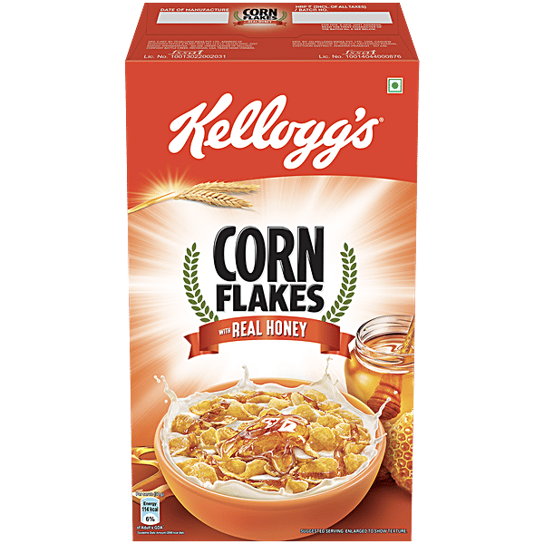 Buy Kelloggs Corn Flakes - Honey Crunch 630 gm Carton Online at Best ...