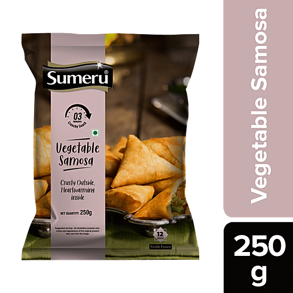 Buy Sumeru Quick Snack - Vegetable Samosas Online at Best Price of Rs ...