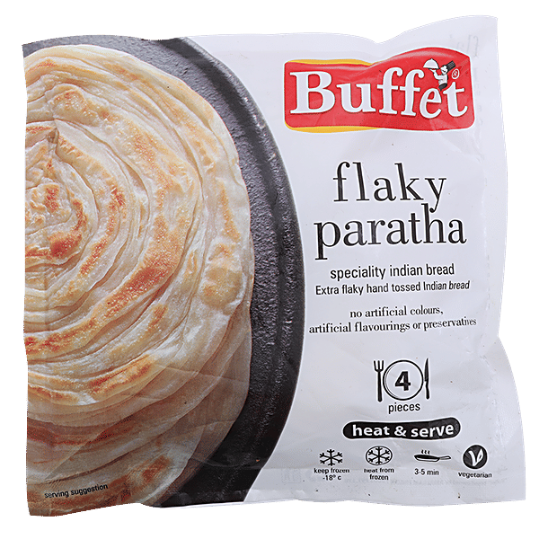 Buy Buffet Paratha Flaky 400 Gm 4 Pcs Online At Best Price of Rs 135 ...